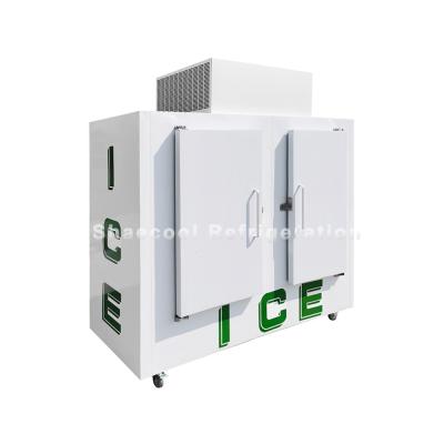 China Sharecool 2000L Auto Defrosting Bagged Ice Merchandiser Ice Storage Freezer for sale