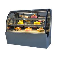 China Bakery Refrigerated Cake Display Cabinet Marble Base Cold Showcase Refrigerator for sale
