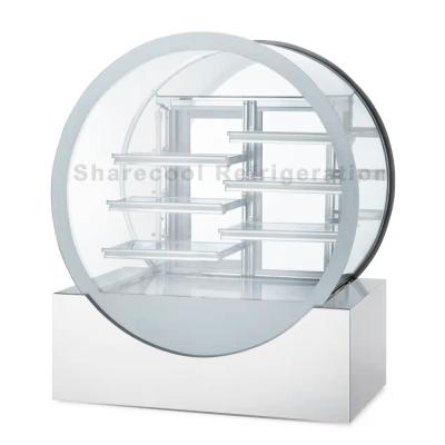 China 1600x680x1600mm Pastry Cake Display Refrigerator With Water Evaporated Pan for sale