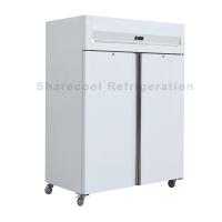 China Europe Standard Stainless Steel Upright Refrigerator 110V 60Hz CFC Free Refrigerants for sale