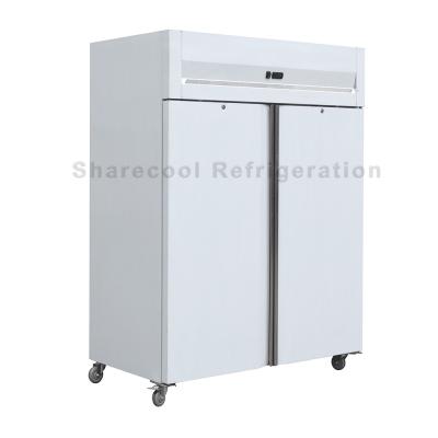 China Europe Standard Stainless Steel Upright Refrigerator 110V 60Hz CFC Free Refrigerants for sale