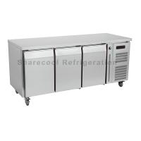 China Sharecool Undercounter Refrigerator Freezer 3 Doors Fan Cooling for sale