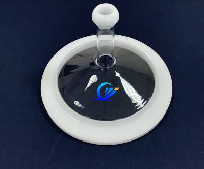 China Epitaxy Lower Quartz Dome Combined & Welded Opaque Quartz Material for sale