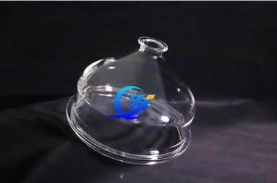 China Large Size Quartz Bell Jar High Purity For Dry Plasma Etching Or Strip for sale