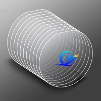 China 6 Inch Crystalline Silicon Dioxide SiO2 Quartz Wafer As Substrate for sale