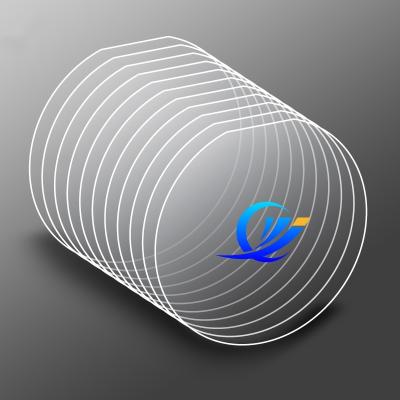 China 6 Inch Crystalline Silicon Dioxide SiO2 Quartz Wafer As Substrate for sale