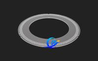 China Quartz Baffle Inside Reaction Dome To Control Gas Flow For Chemical Vapor Deposition for sale