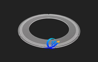China Quartz Baffle Inside Reaction Dome To Control Gas Flow For Chemical Vapor Deposition for sale