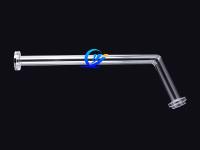 China Synthetic Quartz Gas Guide Partition Tube For Oxidation Diffusion Processing On Wafers for sale