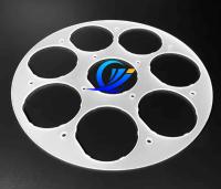 China Large Size Quartz Susceptor Cover MOCVD Semiconductor Quartz for sale
