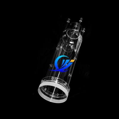 China Ultra Heat Resistance Quartz Furnace Tube High Temperature Oxidation Reaction for sale