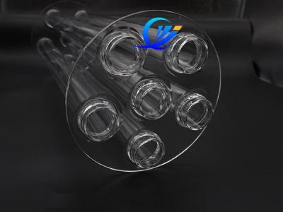 China Welded & Fire Polished Quartz Tube For Heater High Precision Purity for sale