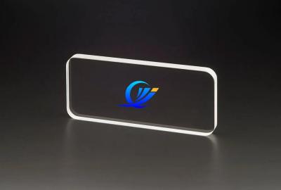 China Polished Square Quartz Windows With Round Corners & Matte Edges for sale