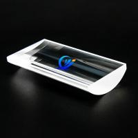 China Cylindrical Quartz Lens Of Superb Transmittance Curved Surface Mechanically Polished for sale