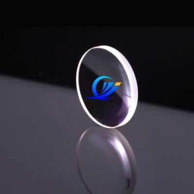 China Semi Purity Synthetic Quartz Optic Lens High Transmittance Concave Lens for sale