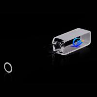 China Customized Long Mouth Quartz Cuvette 10mm 3.5mL 2 Windows HTR QCTH22 for sale