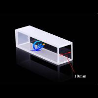 China Standard Type Semiconductor Quartz Cuvette Lid 10mm 3.5mL 2 Windows for sale