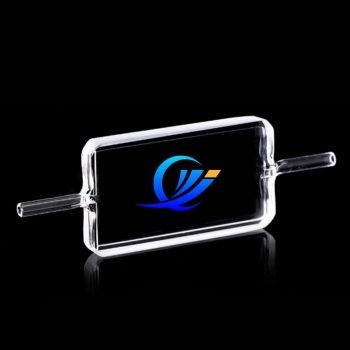 China Connect Quartz Tube Flow 1mm 860uL Epitaxy Process Flow Through Cuvette Single Channel for sale