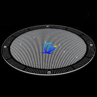 China Perforated High Purity Quartz Plate Showhead For Distributing Chemical Gases for sale