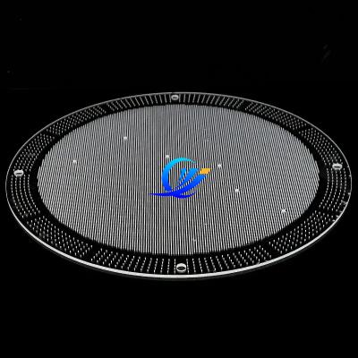 China Perforated High Purity Quartz Plate Showhead For Distributing Chemical Gases for sale