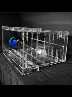 China Semiconductor Level SC Quartz Tank For SPM DHF AMP HPM Wet Bench Cleaning for sale