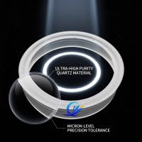 China Plasma Etching Quartz Ring PQ811E Ground Cover Ring for HTD ESC Chamber for sale