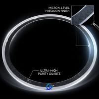 China Ground Quartz Cover Ring 12 Inch CCP Plasma Etching Quartz Ring for Dry Etch for sale