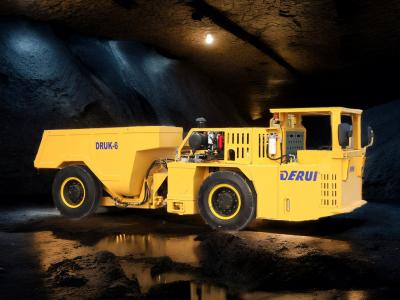 China Dump  Truck  6 Tons   DERUI   DRUK-6 Mining Truck WECHAI / CUMMINS Engine for sale