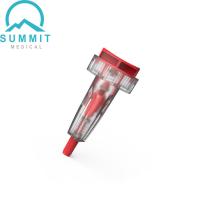China Top Button Safety Blood Lancet With Color Coding For Easier Identification for sale