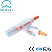 China Preloaded Gentle Safety Lancet 21G 2.2mm For Comfortable Blood Testing for sale