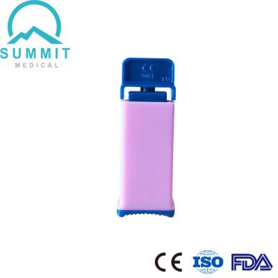 China Gamma Sterilized Safety Blood Lancet 28G 1.8mm Purple 100 Per Box for sale