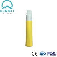 China Single Use Safety Lancet 21G 2.2mm For Rapid Test Yellow 100 Per Box for sale
