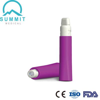 China Diabetic Safety Lancet with Triple Beveled Needle 28G Depth 1.8mm for sale