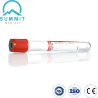 China Red Cap Clot Activator Tube, Vacuum Type, PET Tube, 13mm*75mm for sale