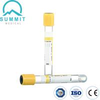 China Yellow Top Gel and Clot Activator Tube for Blood Collection 4ml for sale