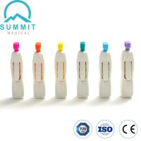 China Sterile Push Button Safety Lancets 18G 21G 23G 26G 28G 30G for Blood Testing for sale
