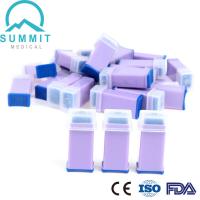 China 28G 1.8mm Pressure Activated Safety Lancets with Auto Retractable Needle, Purple for sale