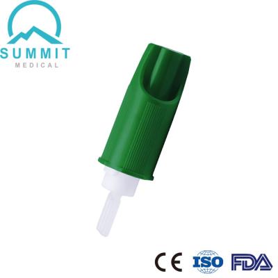 China Green 21G 1.8mm Heel Incision Safety Lancets for Paediatric Blood Test for sale