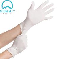 China 0.08mm Medical Disposable Examination Gloves , Powder Free Sterile Latex Surgical Gloves for sale