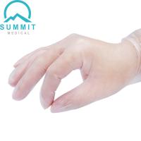 China Powder Free Clear PVC Disposable Examination Gloves Latex Free for sale