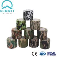 China Wetland Camo Protective Elastic Cohesive Bandage Hunting for sale