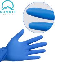 China EN374 Disposable Medical Powder Free Nitrile Examination Gloves for sale