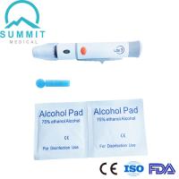 China 6 Depths Adjustable Lancet Pen Diabetic Lancing Device With Ejector for sale