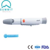 China Safety Blood Lancet Pen Adjustable Lancing Device With Painfree Technology for sale