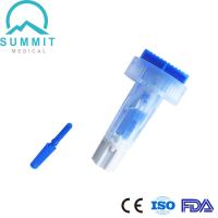 China Adjustable Depth Safety Lancet 28G Needle with 3 Depths of 1.2mm 1.4mm 1.8mm for sale