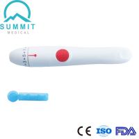 China 10 Depths Adjustable Auto Blood Lancet Pen Finger Pricking Lancing Device for sale