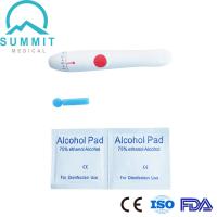 China 10 Depths Adjustable Auto Blood Lancet Pen Finger Pricking Lancing Device for sale