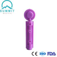 China Purple Sterile Single Use Ultra Thin Lancets 30 Gauge Universal for sale