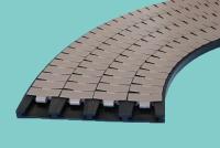China 880TAB-K325/880TAB-K450 flat top conveyor chain slat flexible chains POM brown DERIN CHAINS for sale