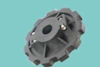 China SS812 Steel chain sprockets moulded drive wheels black PA6 sprockets nylon materials for sale
